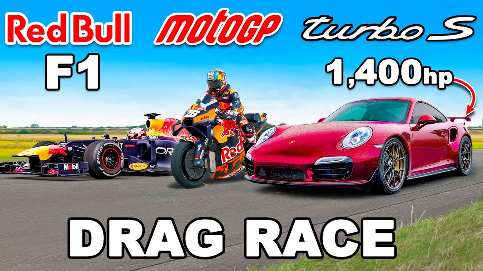 Is A 1,400 HP Porsche 911 Turbo Fast Enough To Beat A MotoGP Bike And ...
