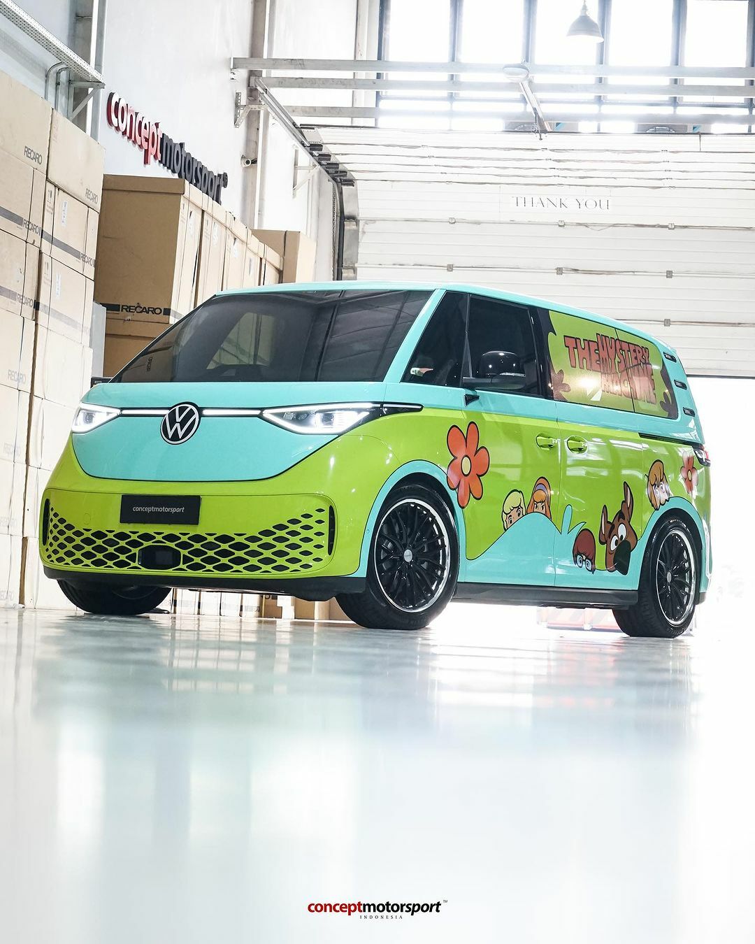 Scooby Doo-Themed VW ID.Buzz Rocks Coilovers In Indonesia | Carscoops