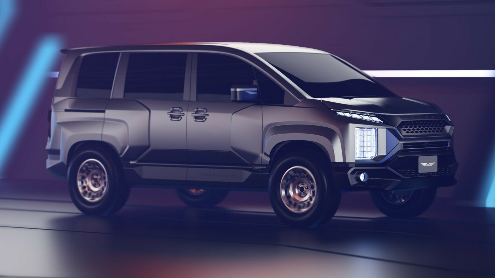 Vrarva Orcus Is A Mitsubishi Delica D:5 Turned Sci-Fi Robocop Tank ...