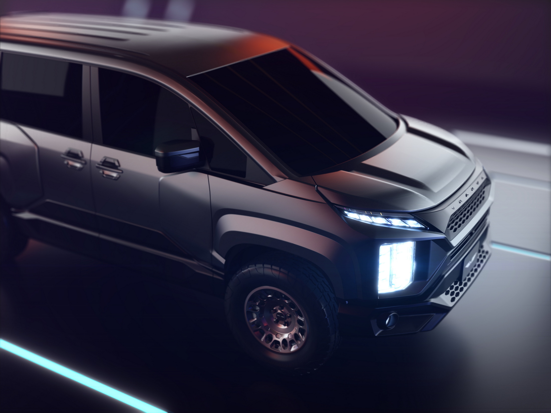 Vrarva Orcus Is A Mitsubishi Delica D:5 Turned Sci-Fi Robocop Tank ...