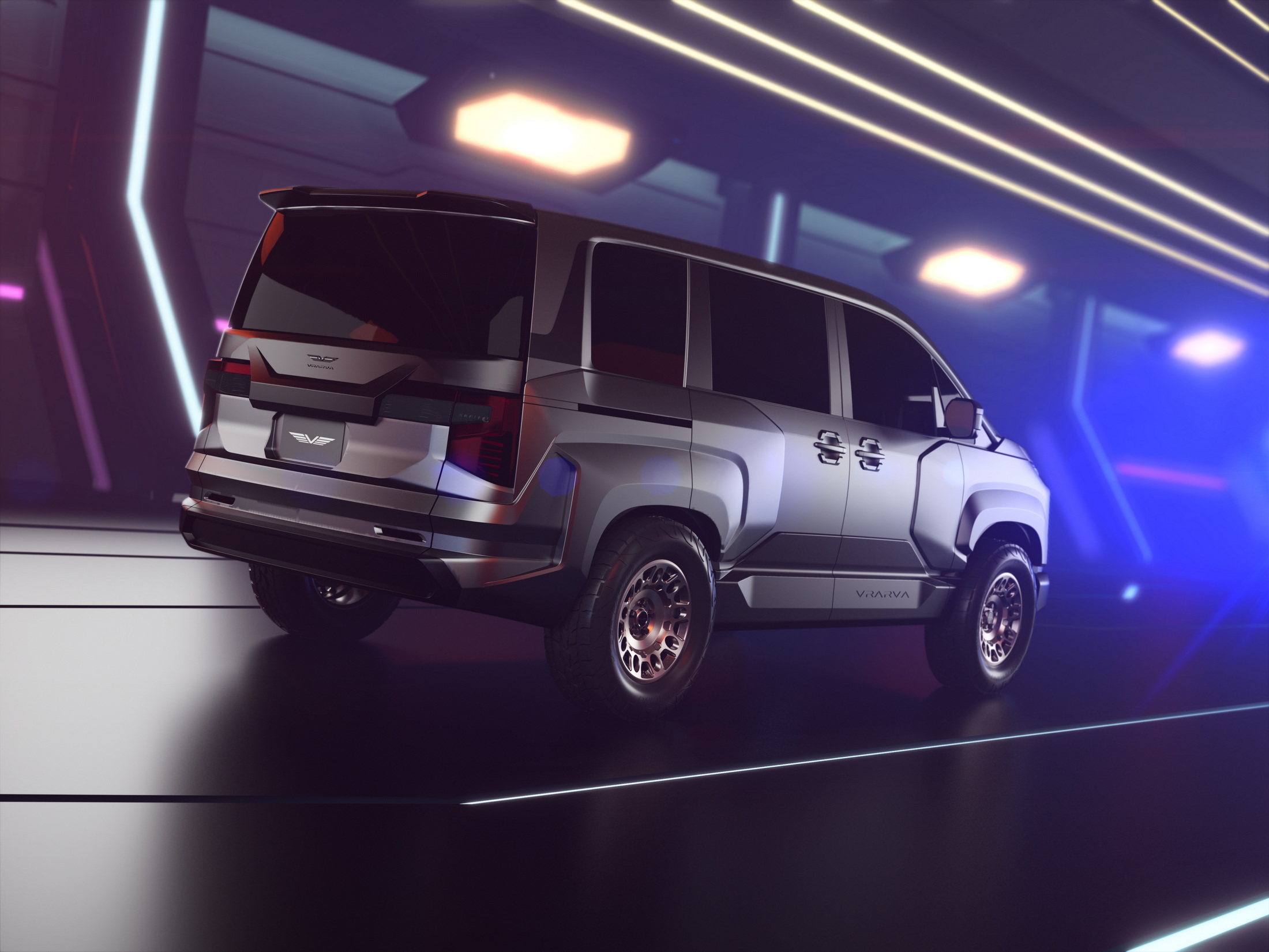 Vrarva Orcus Is A Mitsubishi Delica D:5 Turned Sci-Fi Robocop Tank ...