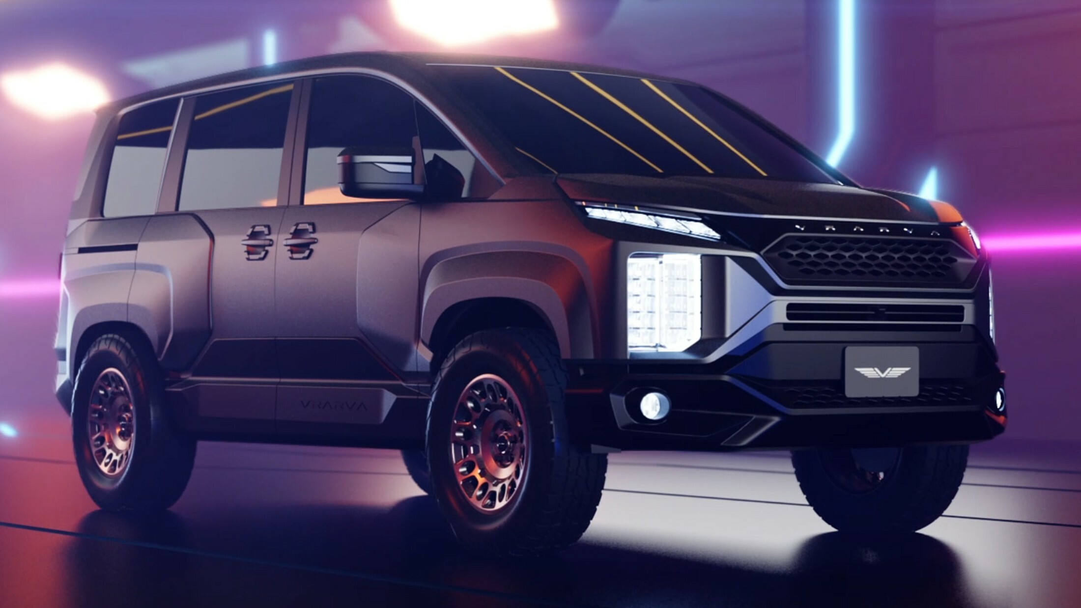 Vrarva Orcus Is A Mitsubishi Delica D:5 Turned Sci-Fi Robocop Tank ...