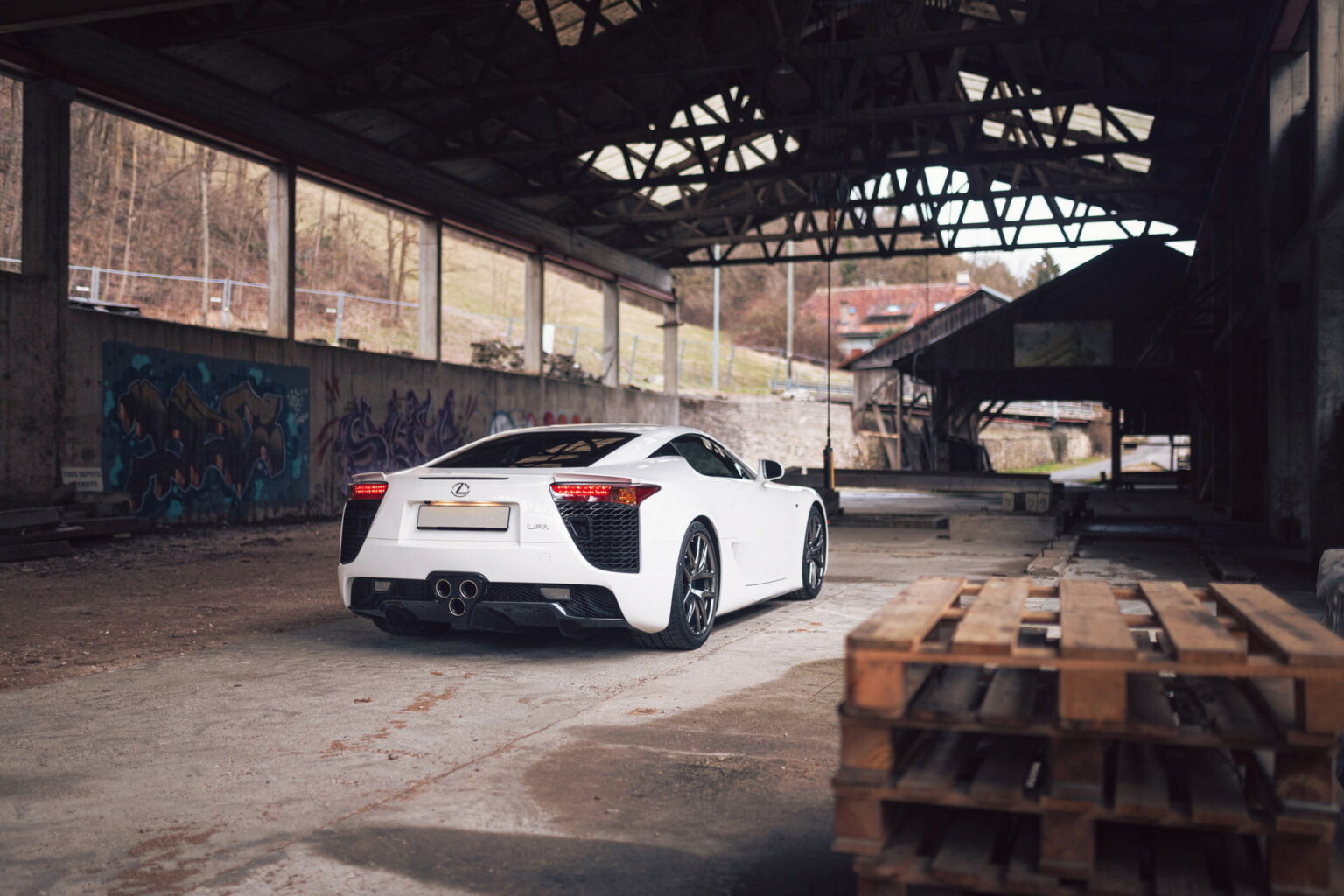 Whitest-White Lexus LFA Over Blue Is A Modern-Day Poster Car | Carscoops