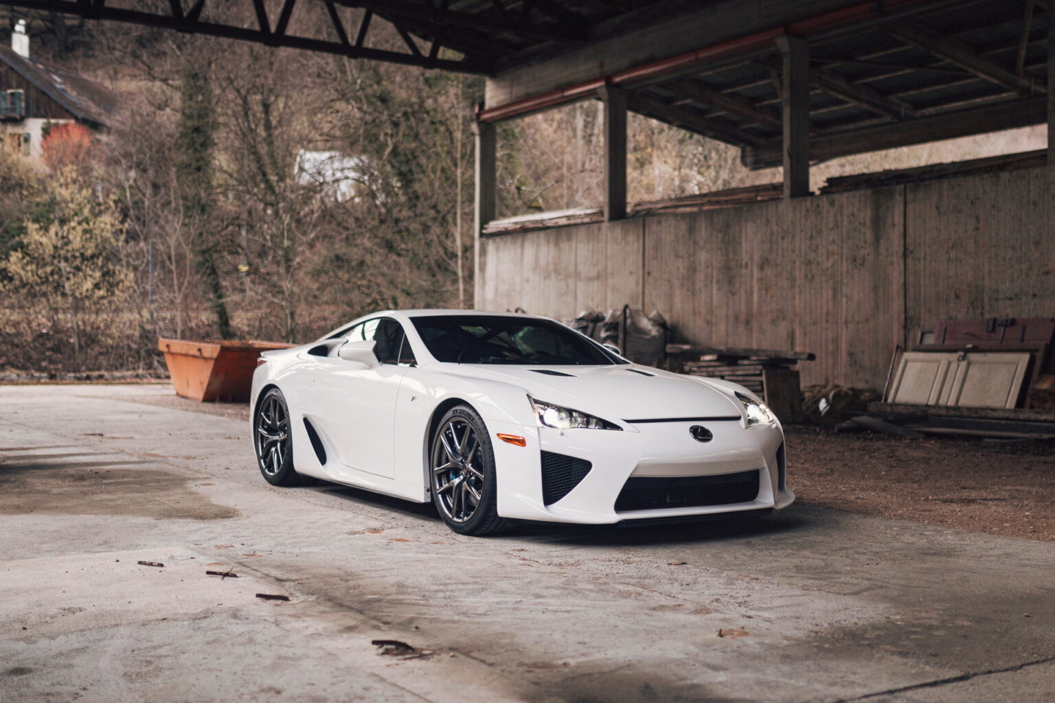 Whitest-White Lexus LFA Over Blue Is A Modern-Day Poster Car | Carscoops