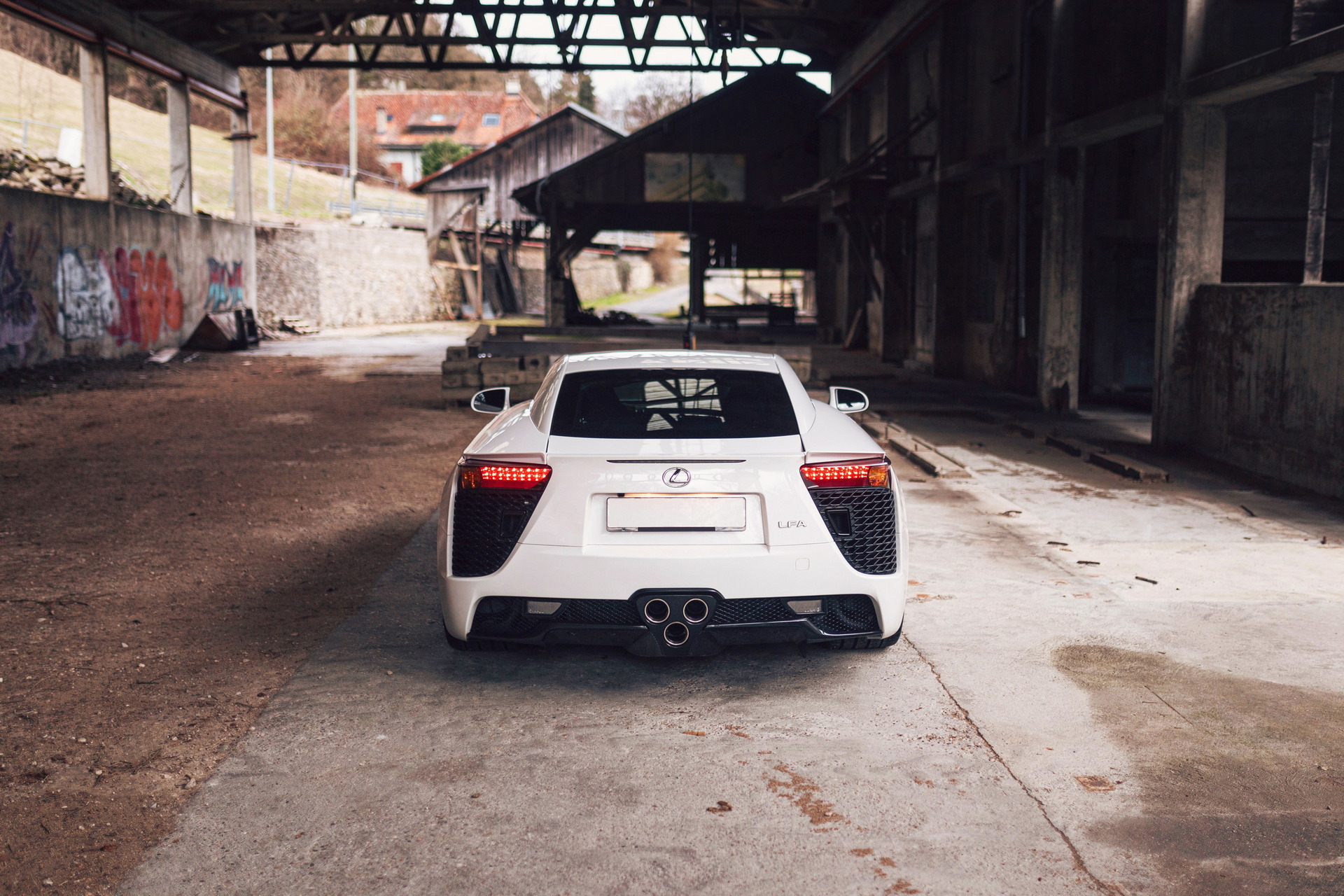 Whitest-White Lexus LFA Over Blue Is A Modern-Day Poster Car | Carscoops