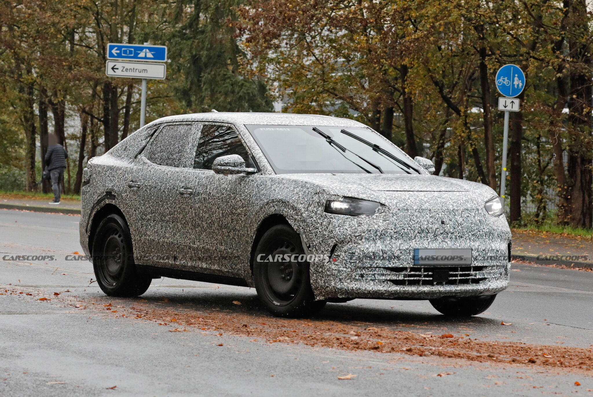Ford Capri Electric Coupe-SUV Spied Riding On VW ID.5 Gear | Carscoops