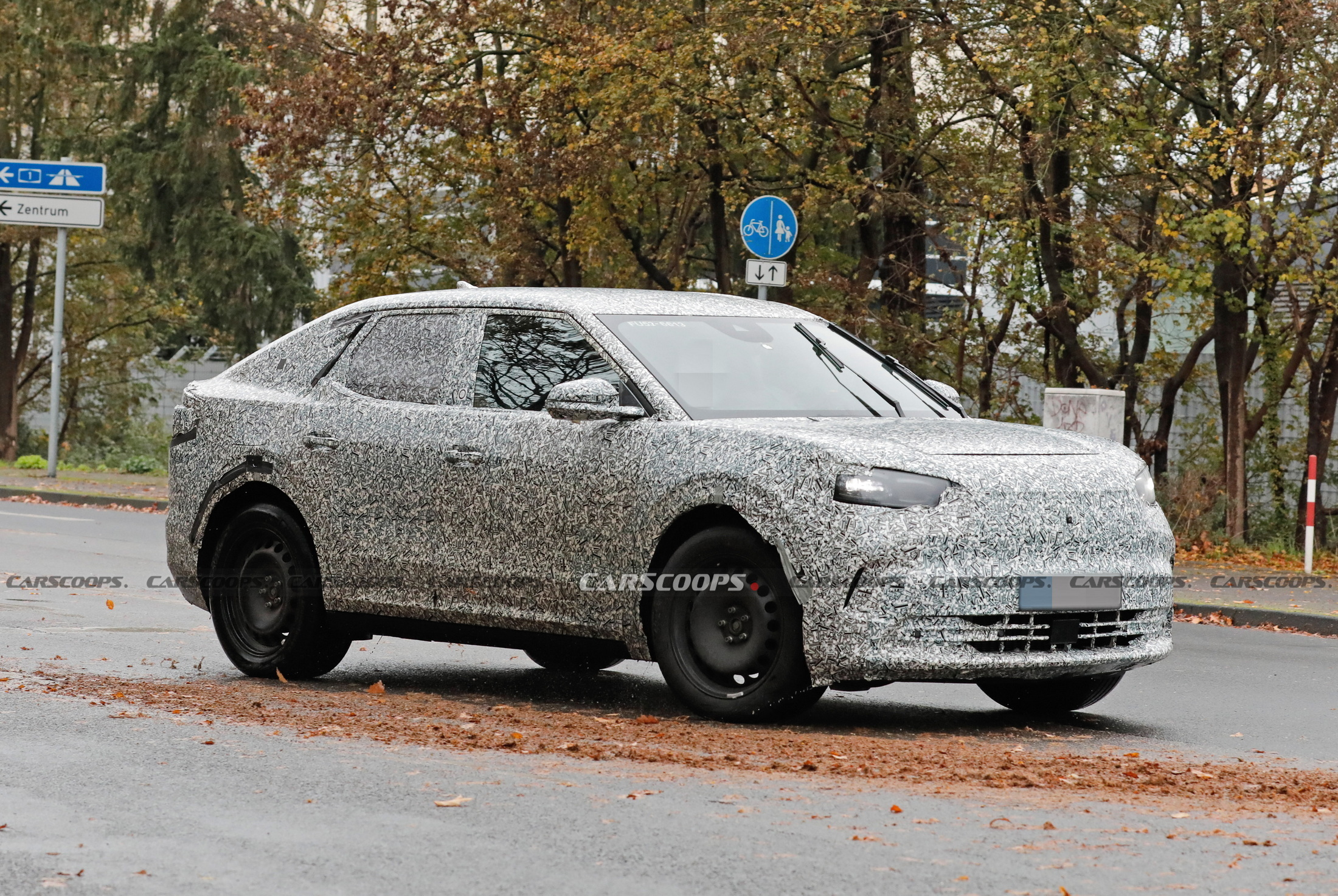 Ford Capri Electric Coupe-SUV Spied Riding On VW ID.5 Gear | Carscoops