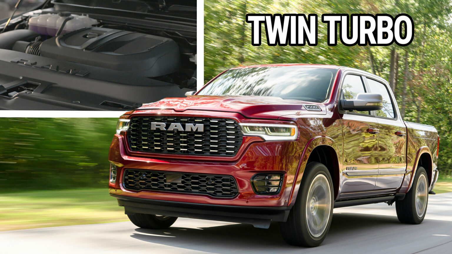 2025 Ram 1500 Debuts As A Twin-Turbo City Slicker With Fancy Tungsten ...