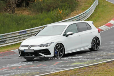 2025 VW Golf R Ditches Disguise, Shows All On The Nurburgring | Carscoops