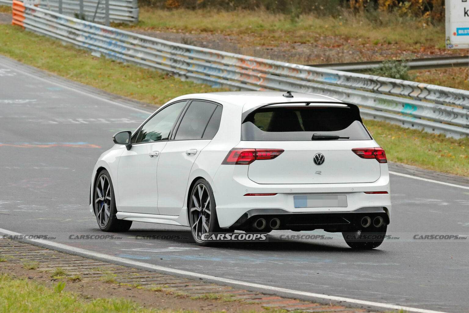 2025 VW Golf R Ditches Disguise, Shows All On The Nurburgring | Carscoops