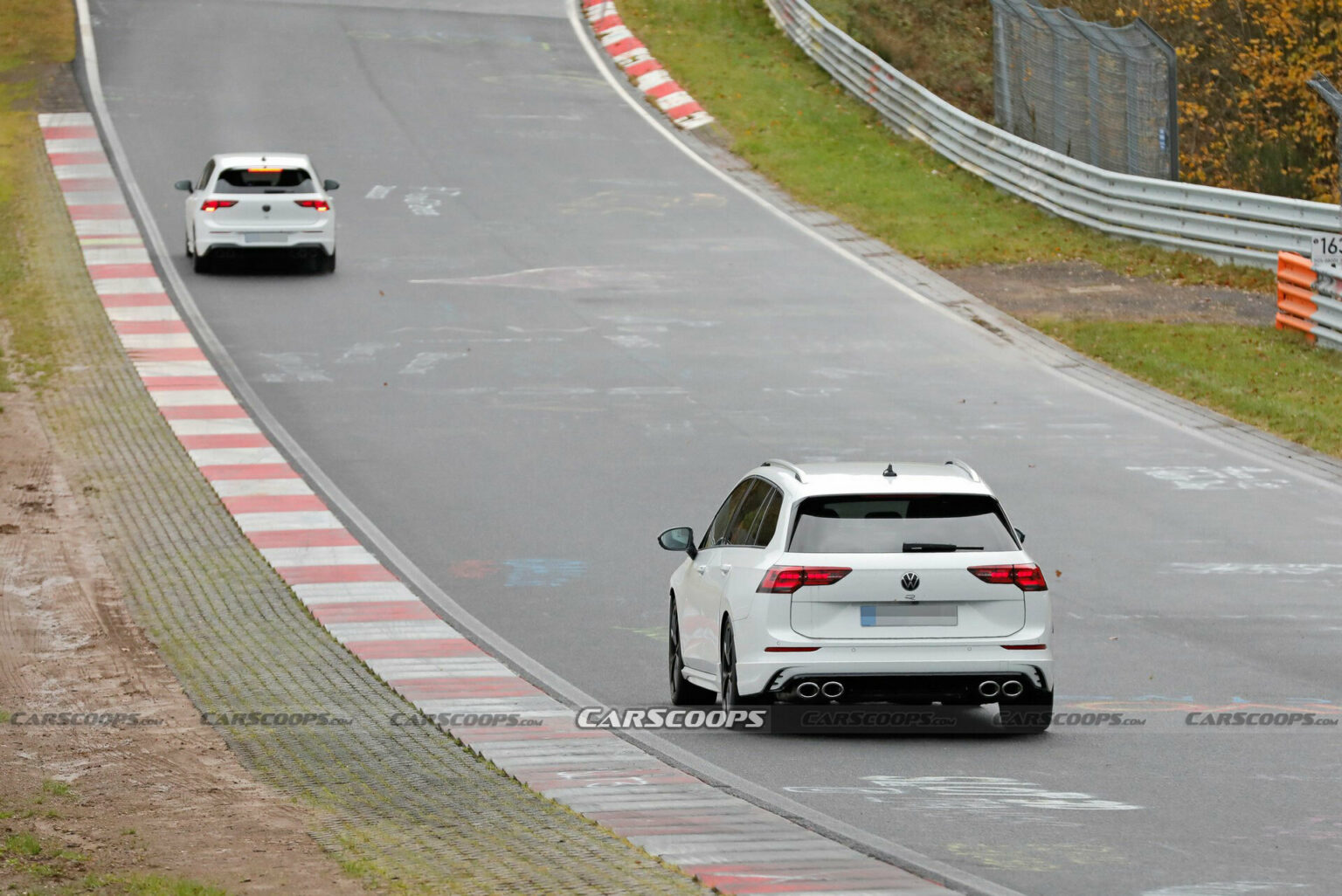 2025 VW Golf R Ditches Disguise, Shows All On The Nurburgring | Carscoops