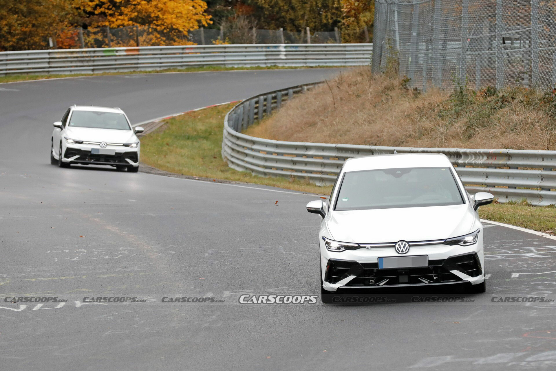 2025 VW Golf R Ditches Disguise, Shows All On The Nurburgring | Carscoops