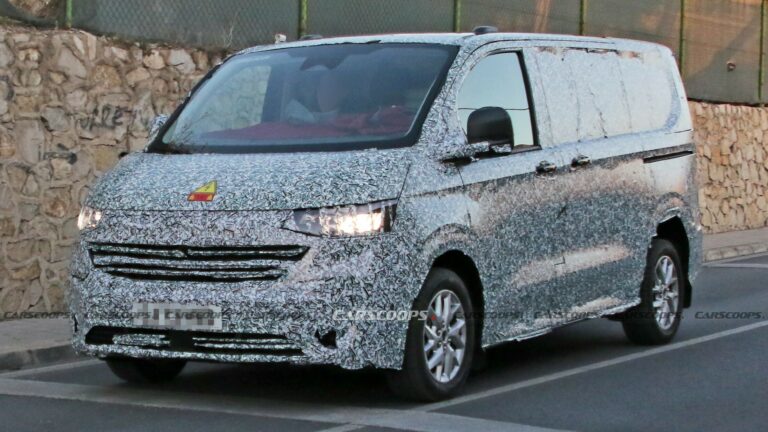 2025 VW Transporter Spotted Looking Happier Than The Ford Transit ...