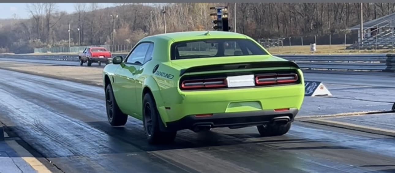 Watch A 2023 Challenger SRT Demon 170 Conquer The Quarter-Mile In The ...