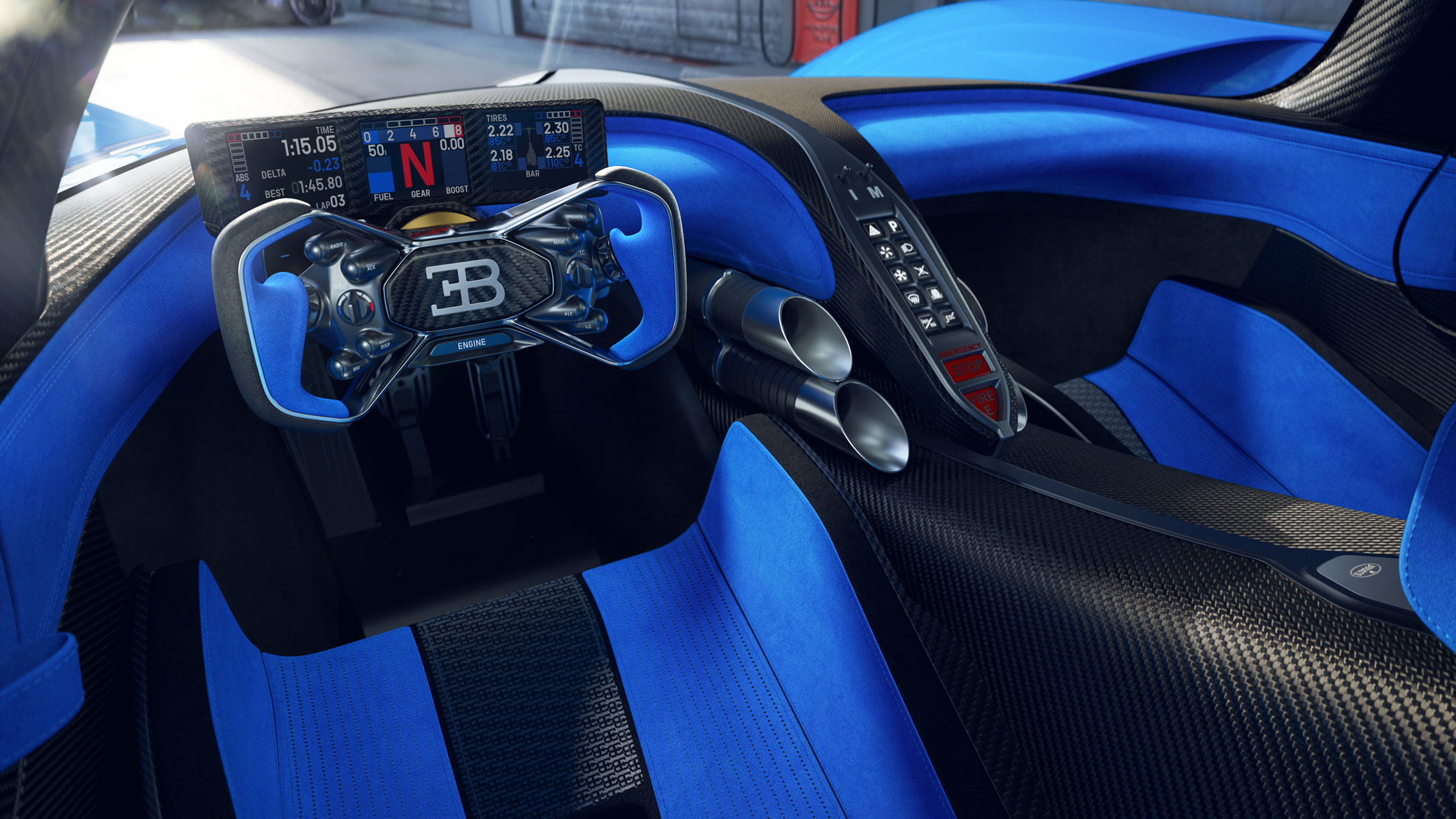 This Is The View From The $4.4M Bugatti Bolide’s Carbon Bucket Seat ...