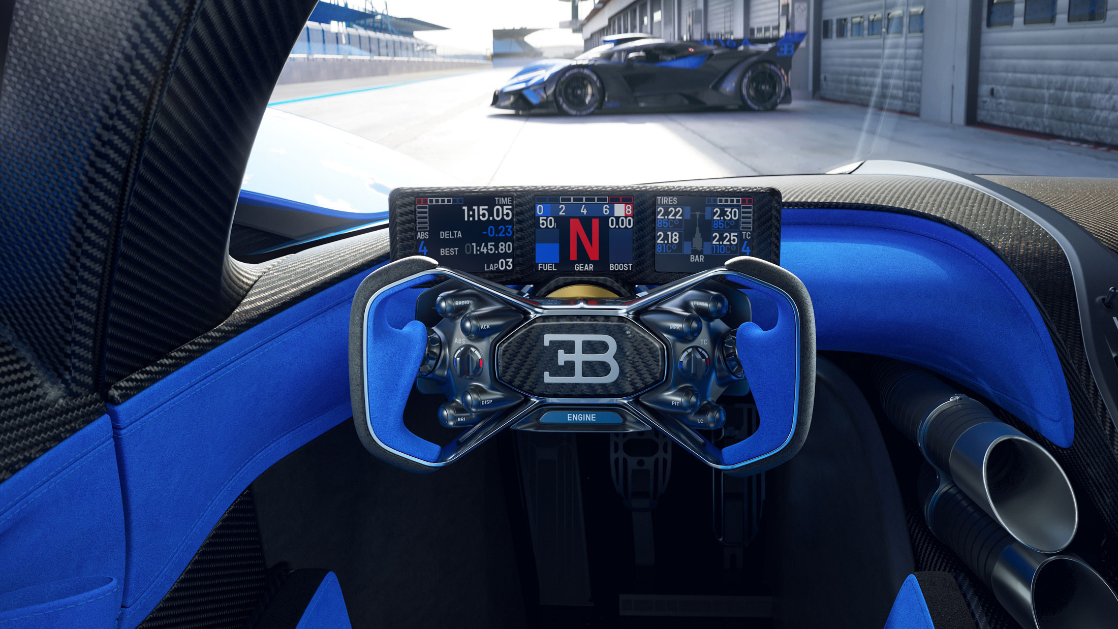 This Is The View From The $4.4M Bugatti Bolide’s Carbon Bucket Seat ...