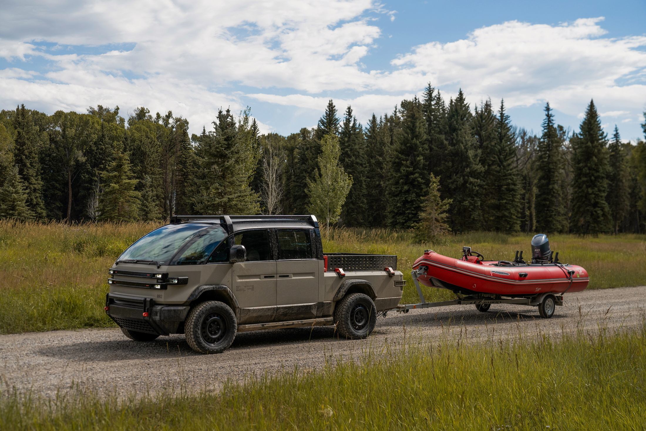Canoo American Bulldog Is A Tough Military-Themed Electric Pickup ...
