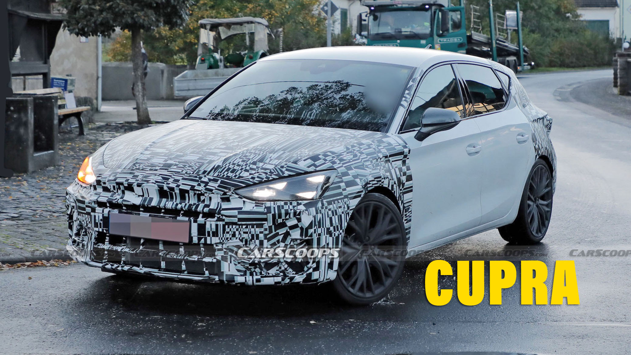 2024 Cupra Leon Almost Ready To Reveal Tavascan-Style Face | Carscoops