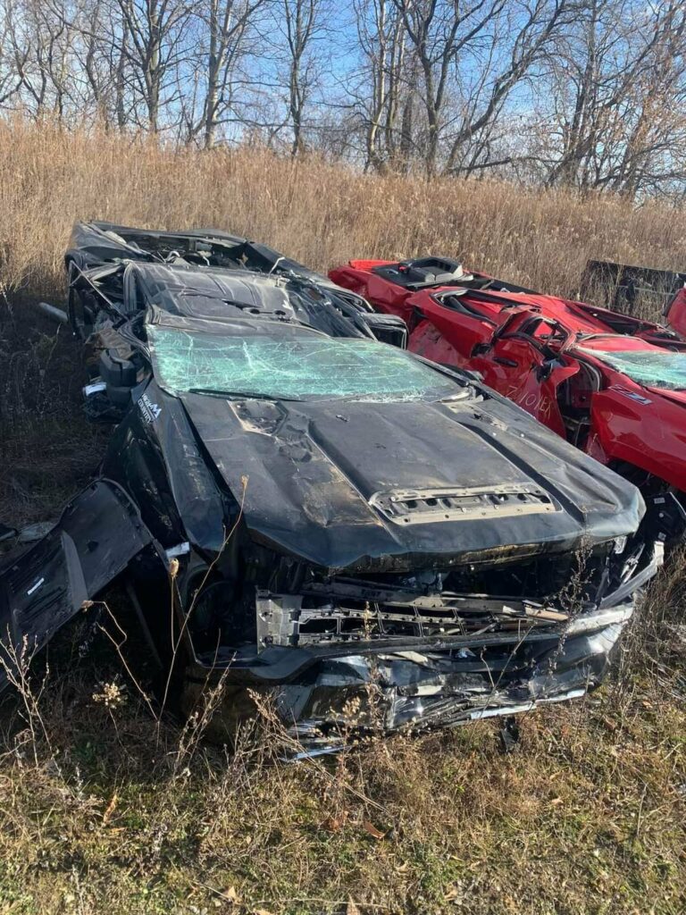 Wisconsin Junkyard Packed With Crushed GM Test Cars Including Cadillac ...