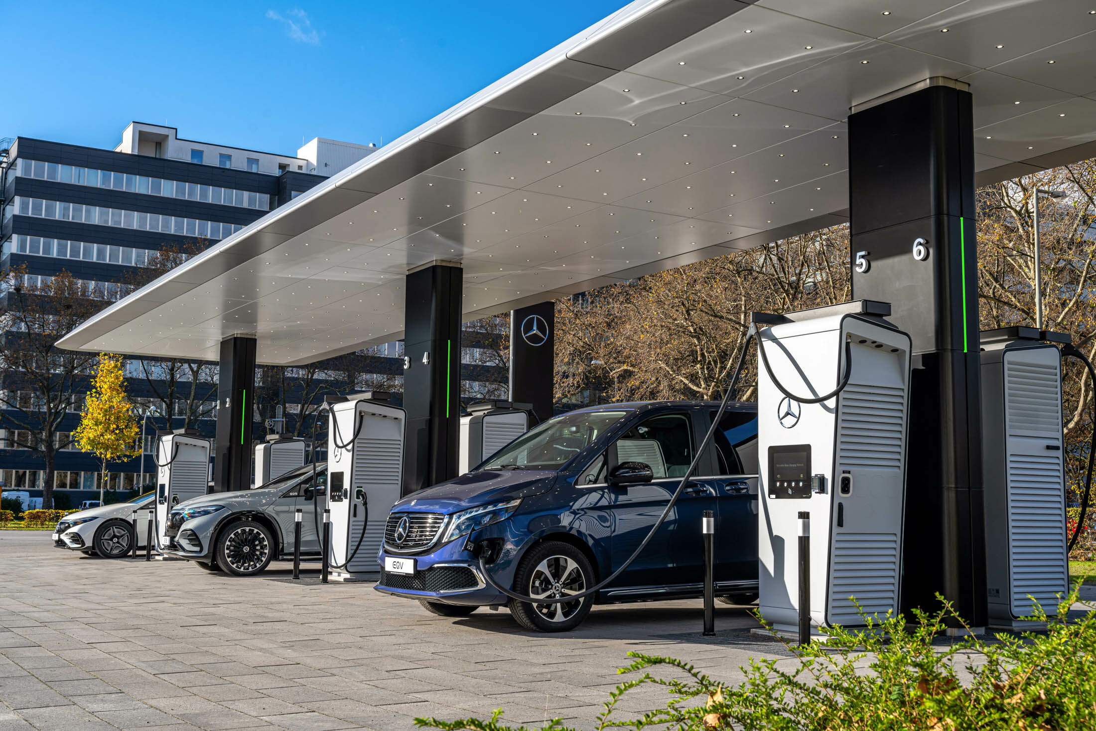 Mercedes First European Charging Hub Has Kilowatts For Everyone | Carscoops