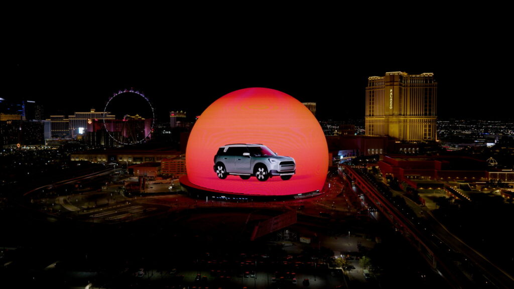 Mini Takes Over Las Vegas Sphere With Cute Dog Mascot And New ...