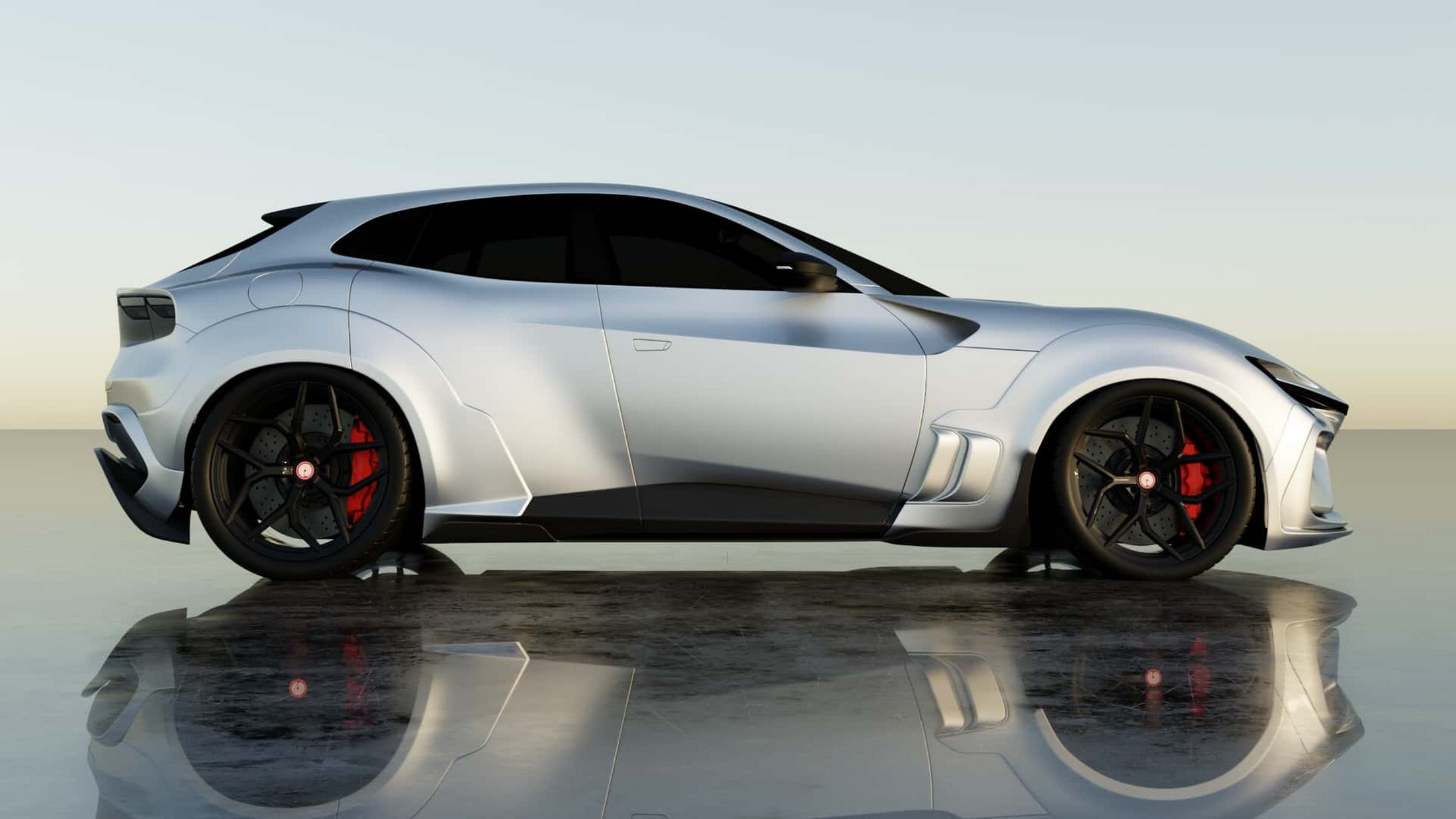 Ferrari Purosangue Transformed Into A Widebody Monster Hatch By Pogea ...