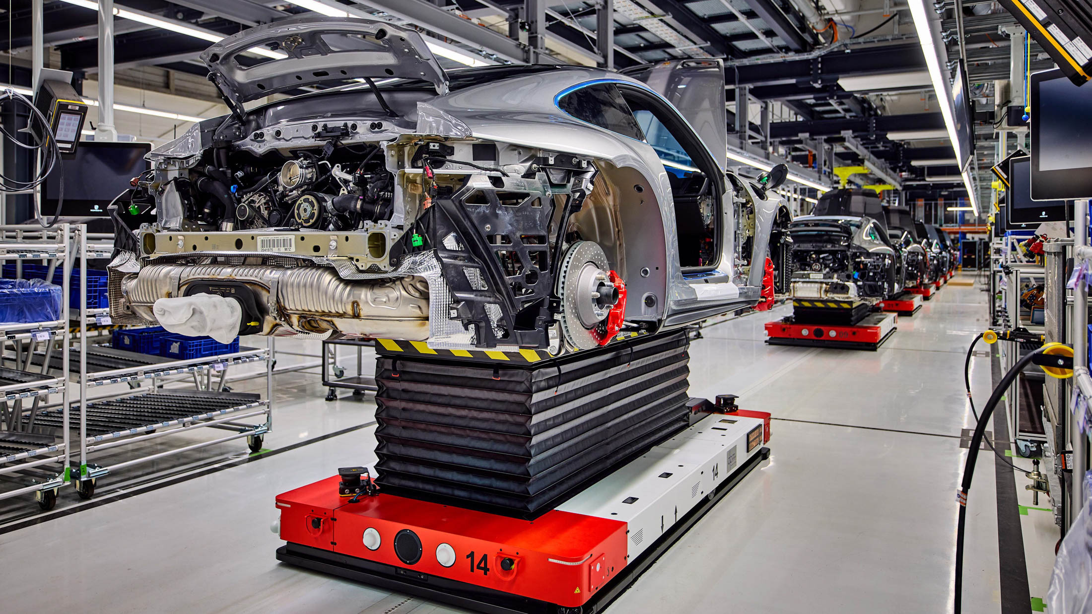Porsche 911 Gets Self-Driving Tech – But Only On The Assembly Line ...