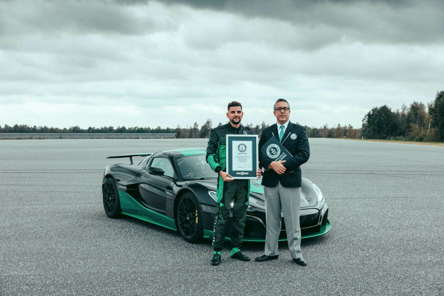 Rimac Sets Guinness World Record For Reverse Speed, Makes Other Cars ...