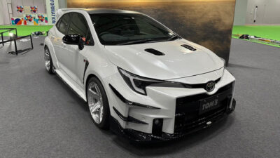 Tom’s Racing Toyota GR Corolla Debuts In The Flesh At SEMA | Carscoops