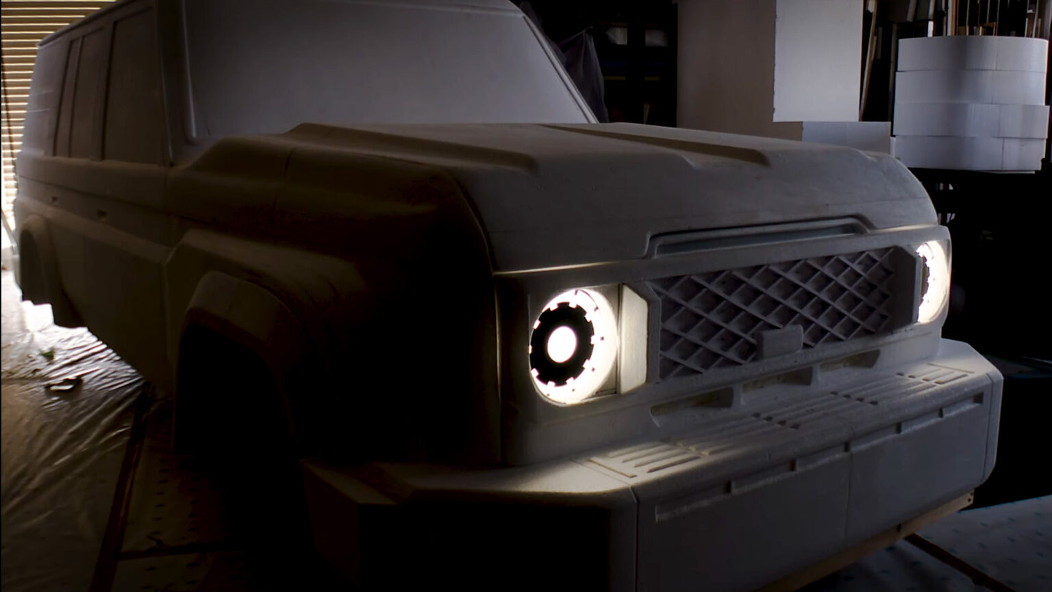 Foam Cruiser: Life-Size Toyota Land Cruiser 70 Prototype Crafted From ...