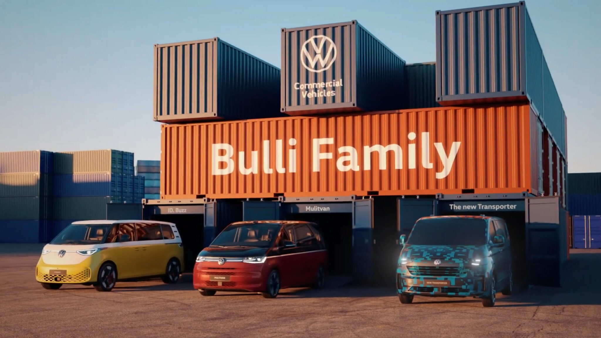 VW T7 Transporter Officially Teased With Diesel, PHEV, And All-Electric ...