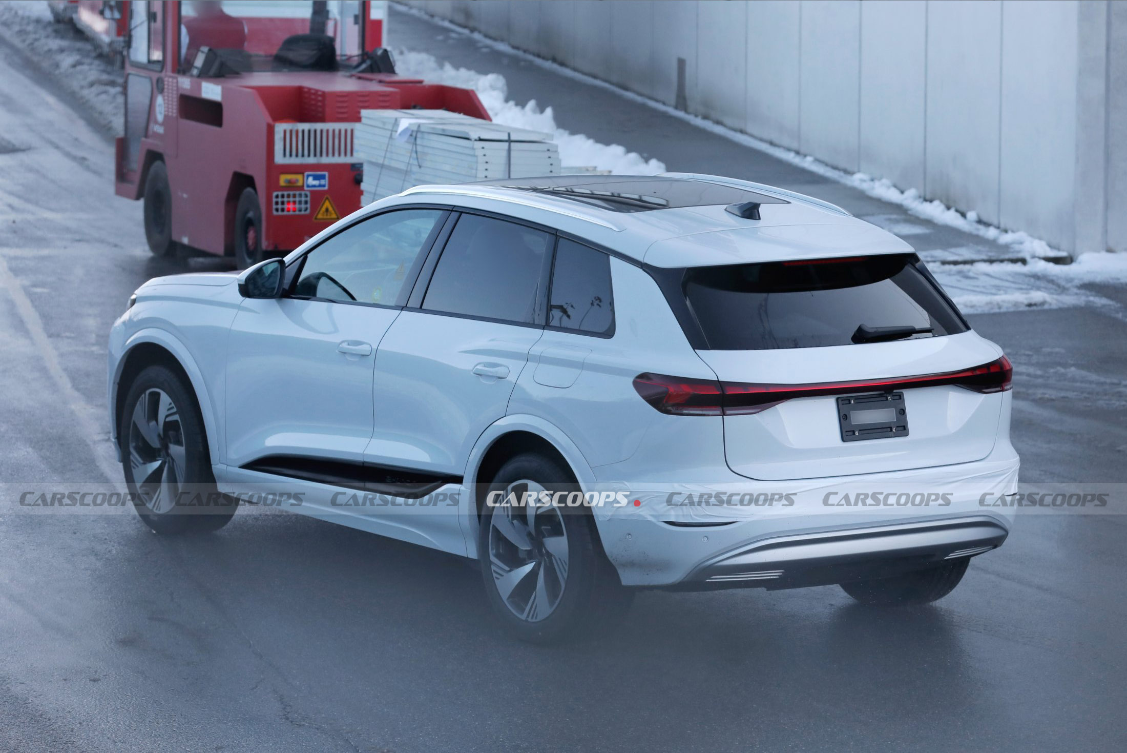 2025 Audi Q6 E-Tron Uncovered Ahead Of Imminent Debut | Carscoops
