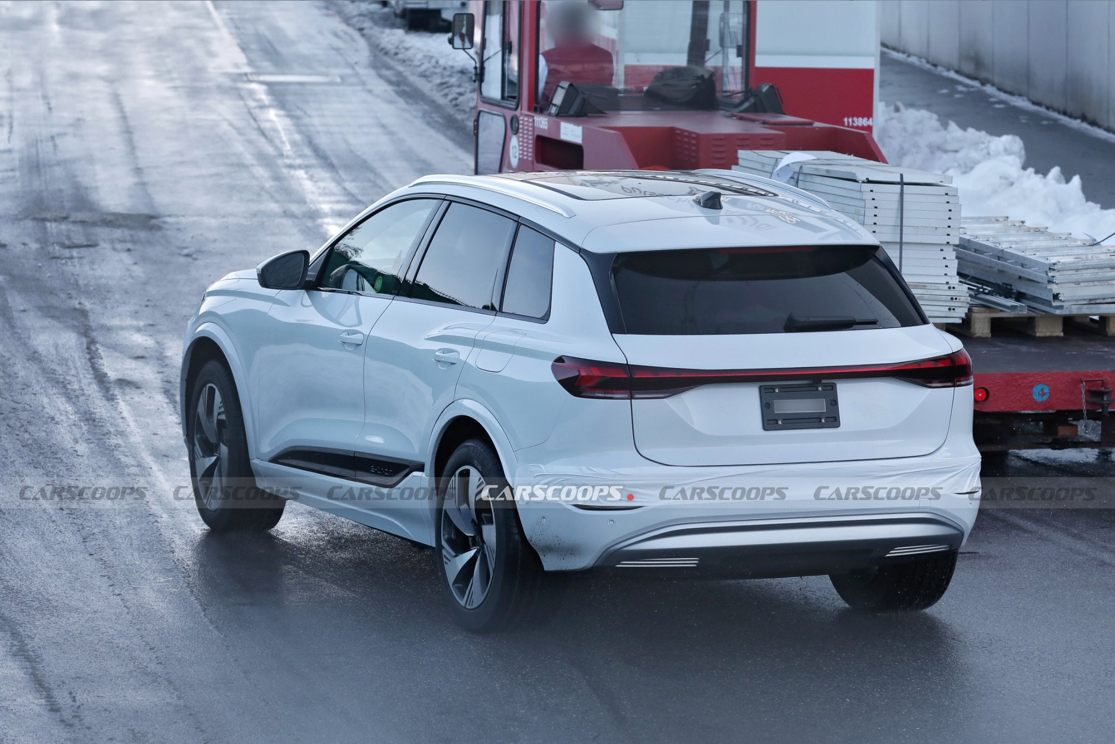 2025 Audi Q6 E-Tron Uncovered Ahead Of Imminent Debut | Carscoops