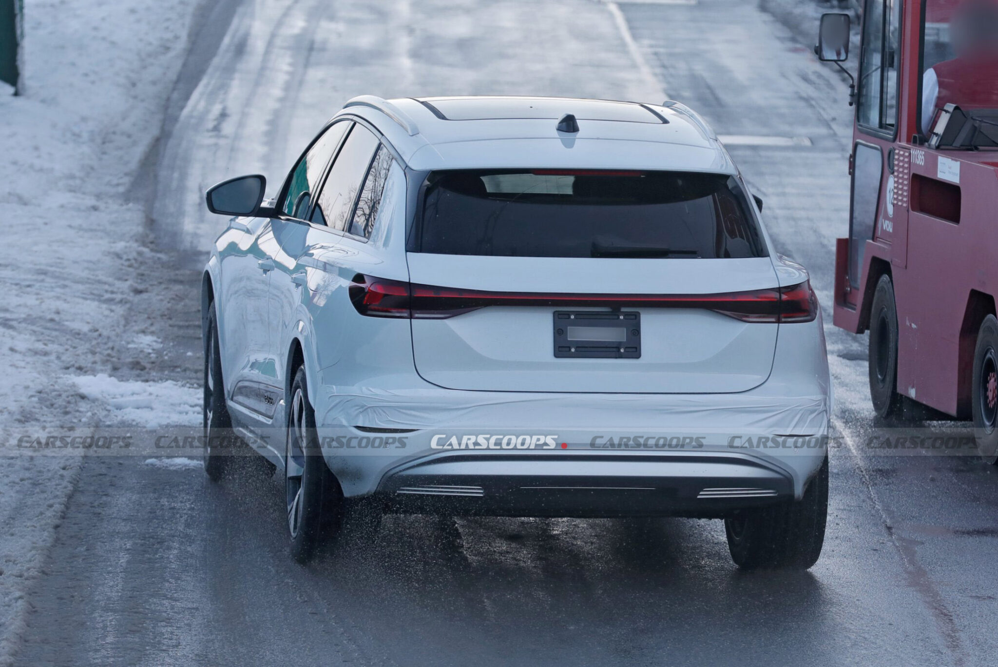 2025 Audi Q6 E-Tron Uncovered Ahead Of Imminent Debut | Carscoops