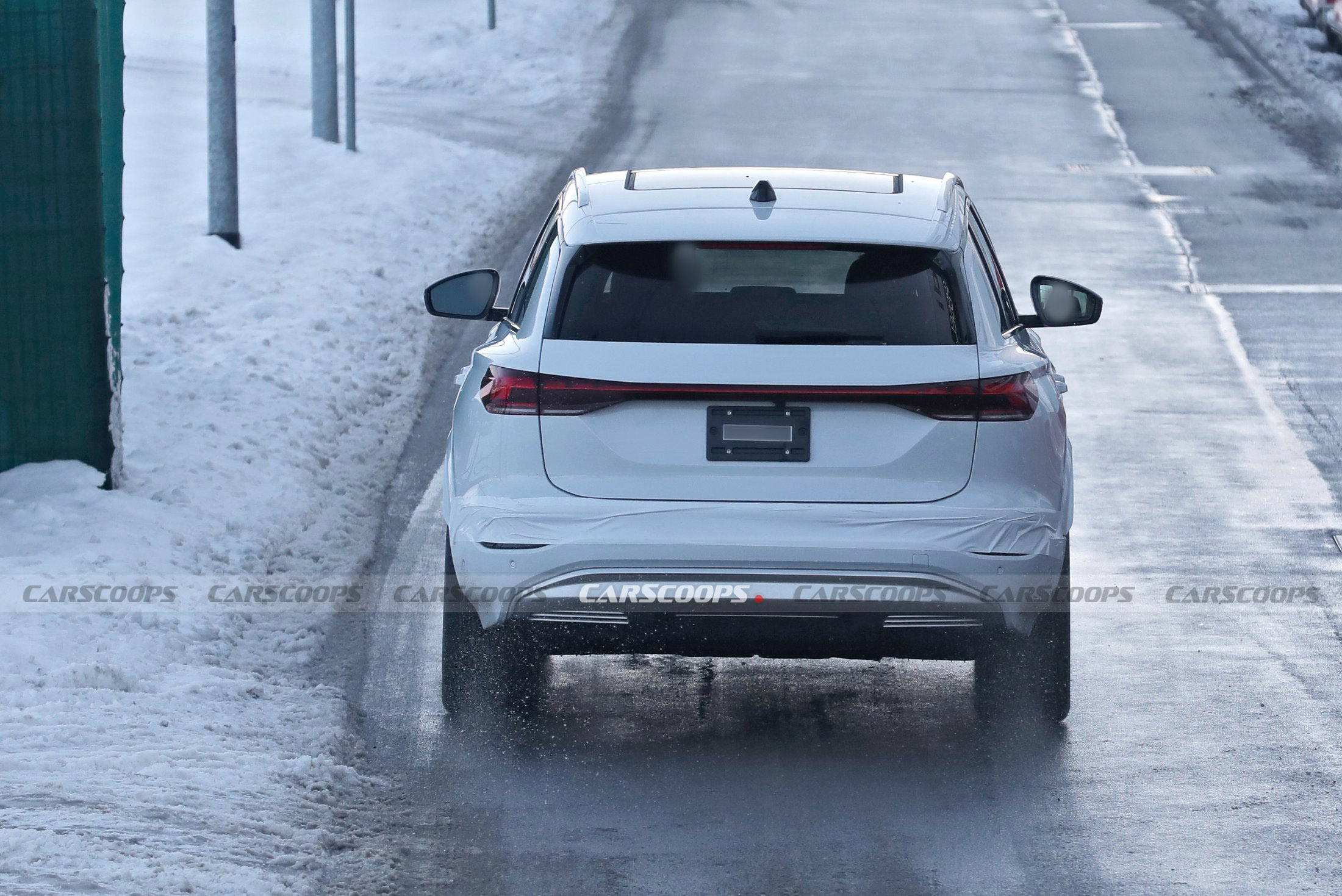 2025 Audi Q6 E-Tron Uncovered Ahead Of Imminent Debut | Carscoops