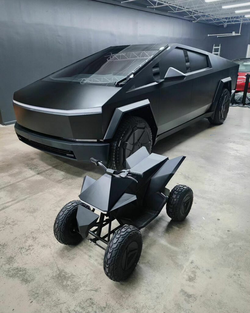 Tesla Brings Matte Black Cybertruck To Art Basel In Miami | Carscoops
