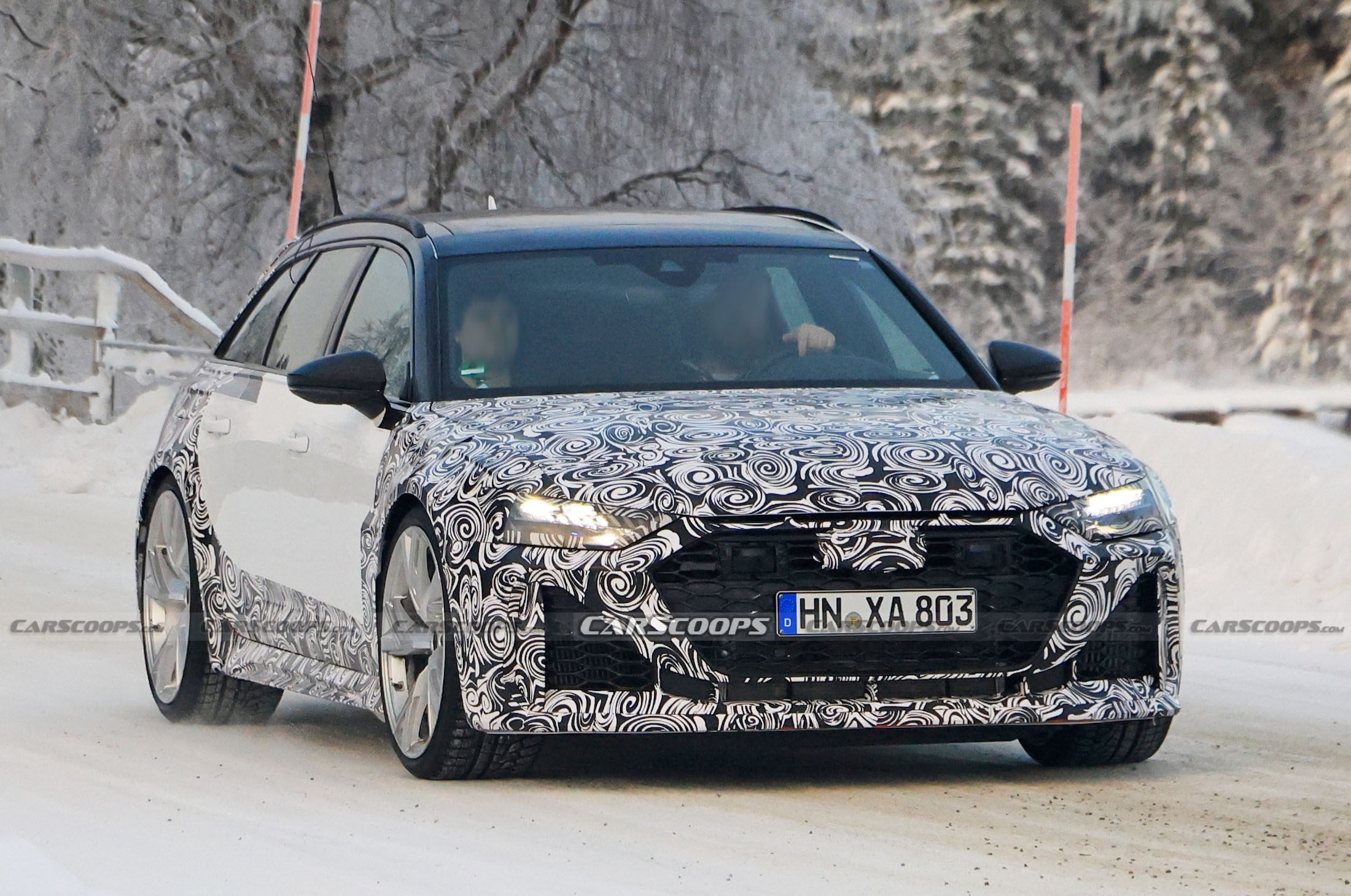 Hardcore Audi RS6 Spied With Angrier Face And Bigger Rear Wing | Carscoops