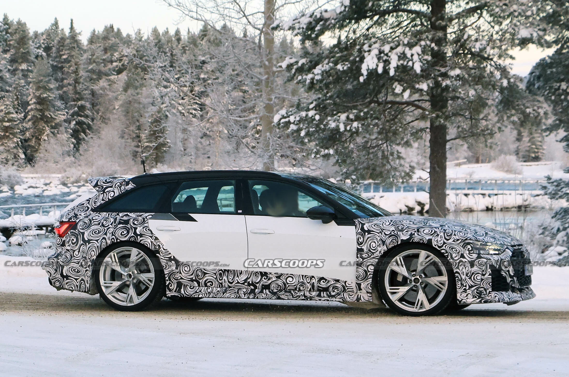 Hardcore Audi RS6 Spied With Angrier Face And Bigger Rear Wing | Carscoops