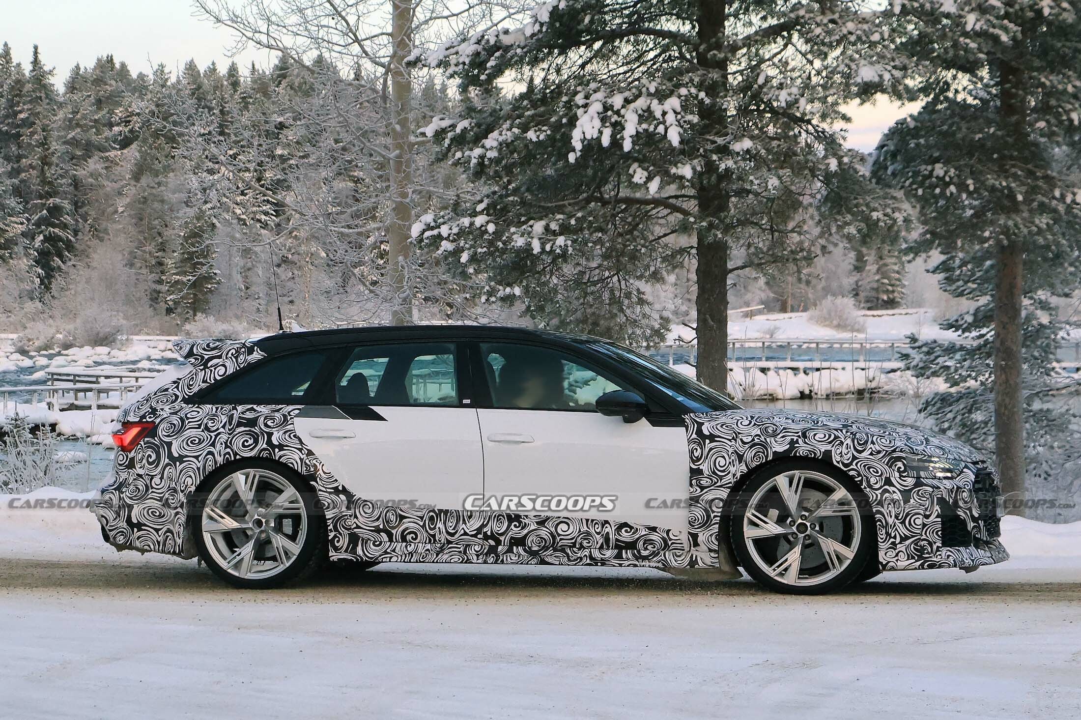 Hardcore Audi RS6 Spied With Angrier Face And Bigger Rear Wing | Carscoops