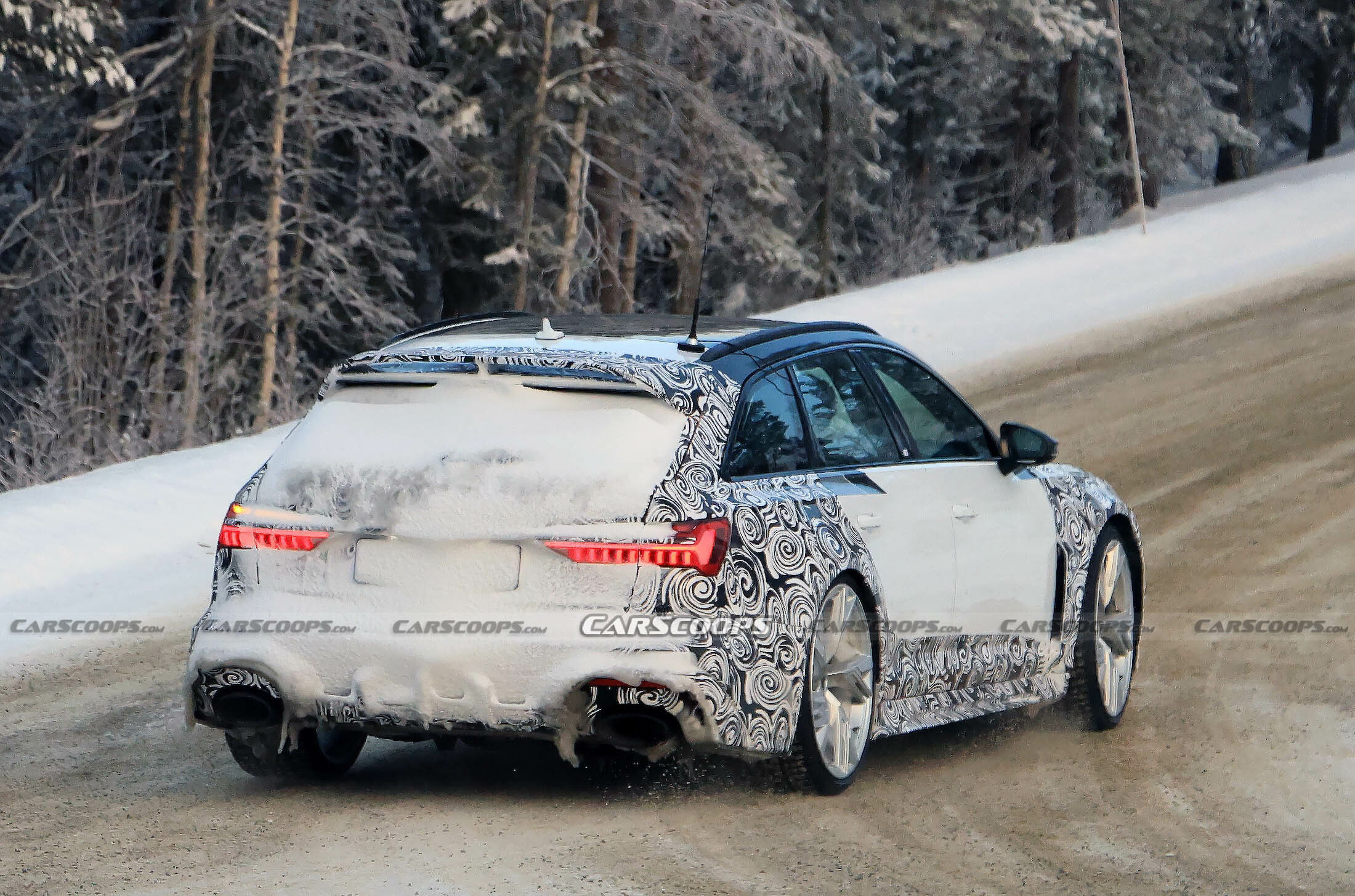 Hardcore Audi RS6 Spied With Angrier Face And Bigger Rear Wing | Carscoops