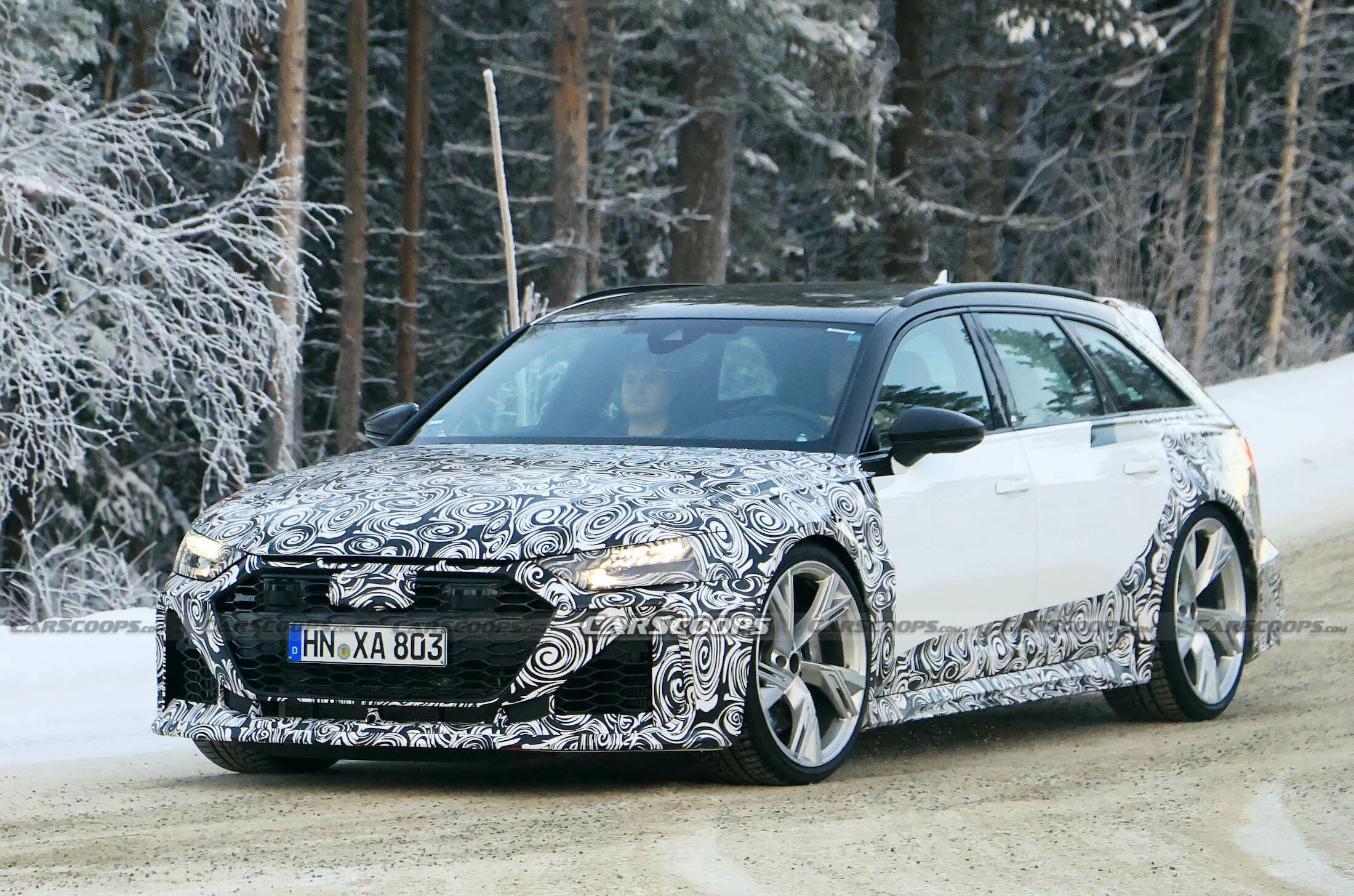 Hardcore Audi RS6 Spied With Angrier Face And Bigger Rear Wing | Carscoops