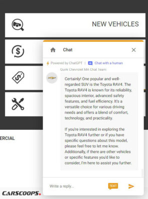 Chevy Dealers’ ChatGPT Bots Recommend Teslas, BMWs, Fords, Toyotas And ...