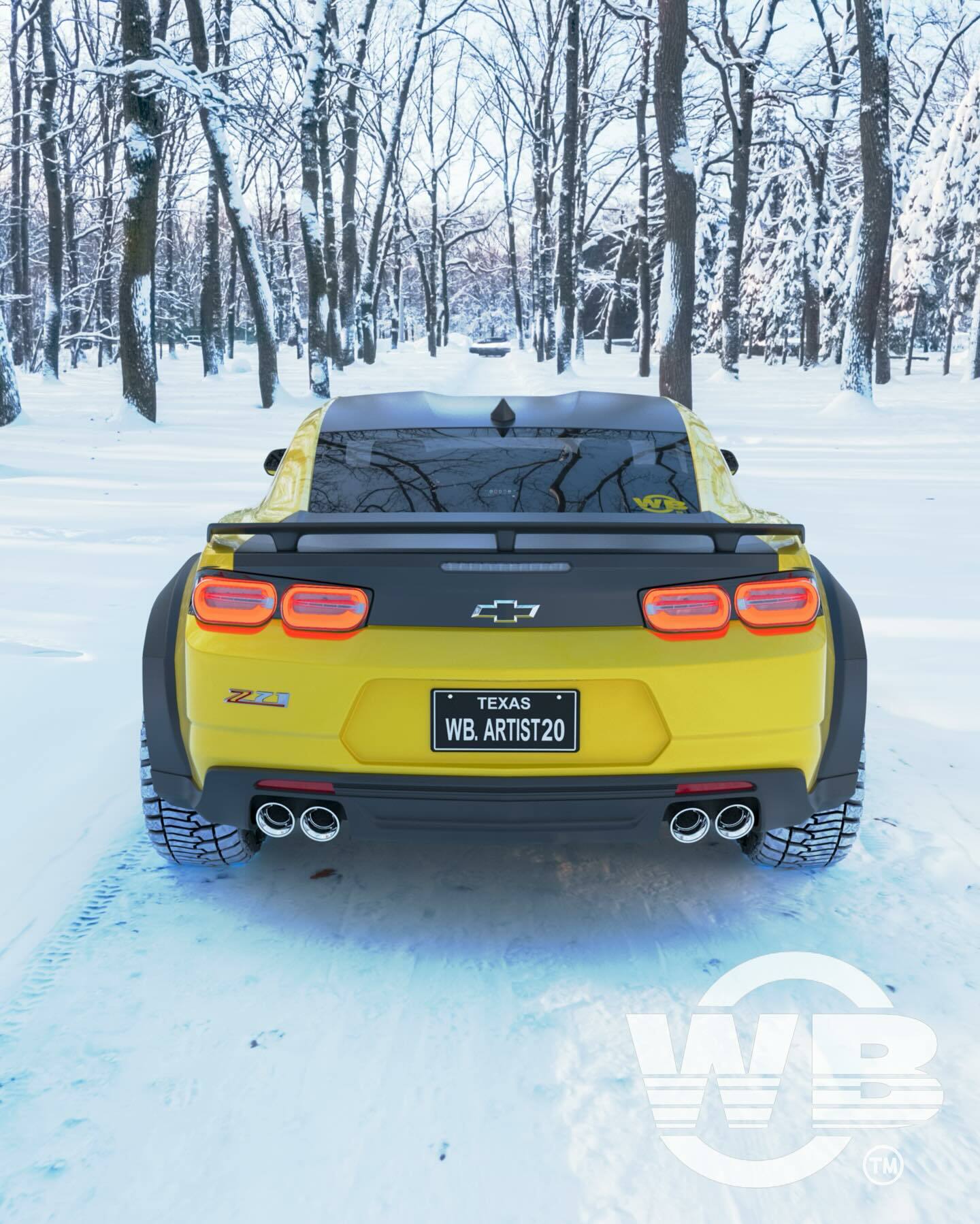 Chevy Camaro ‘Rally Bee’ Render Stings With Off-Road Attitude | Carscoops