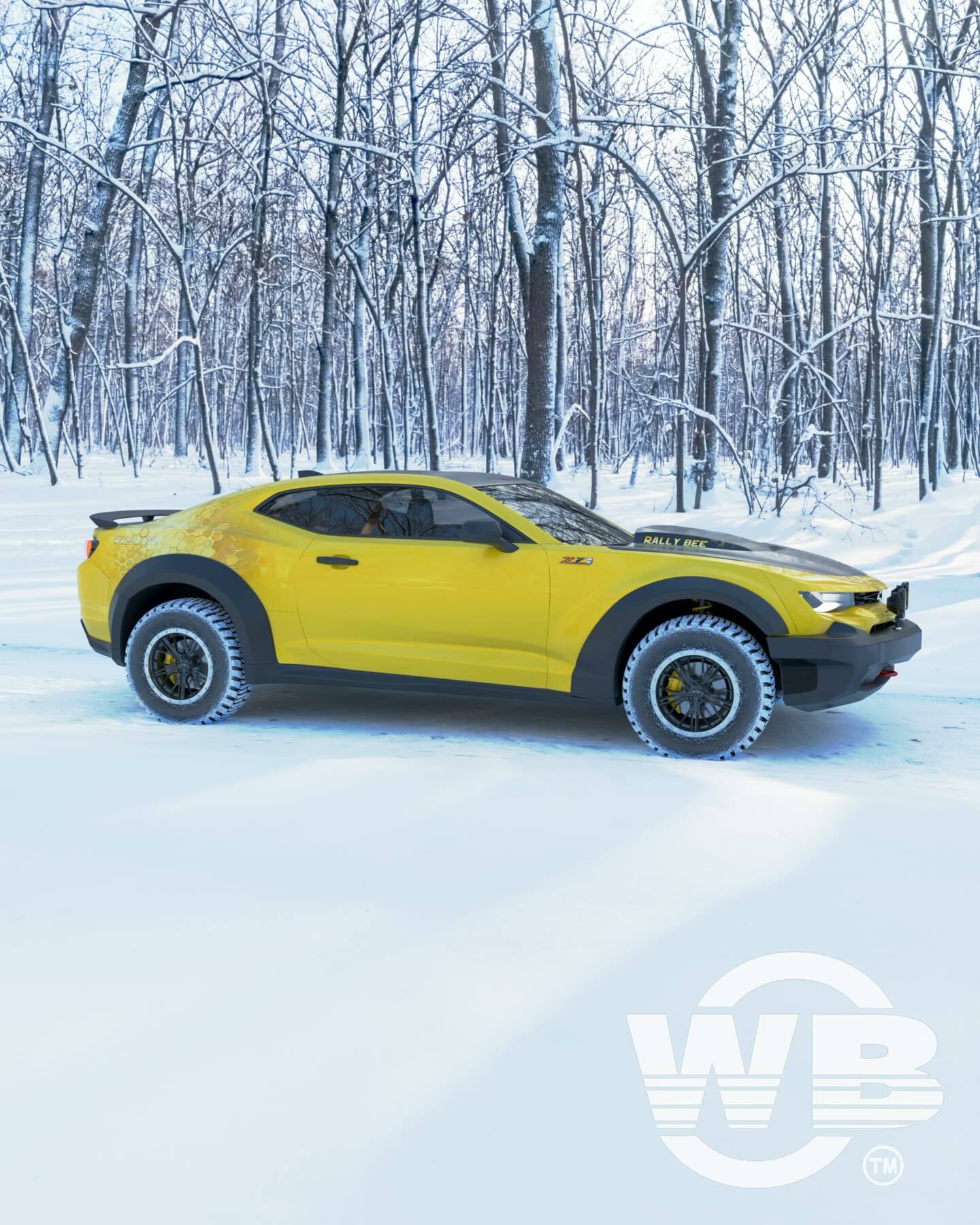Chevy Camaro ‘Rally Bee’ Render Stings With Off-Road Attitude | Carscoops