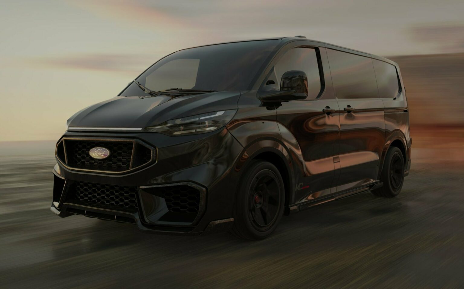 Ford Transit Custom Sported Up With Carbon Bits | Carscoops