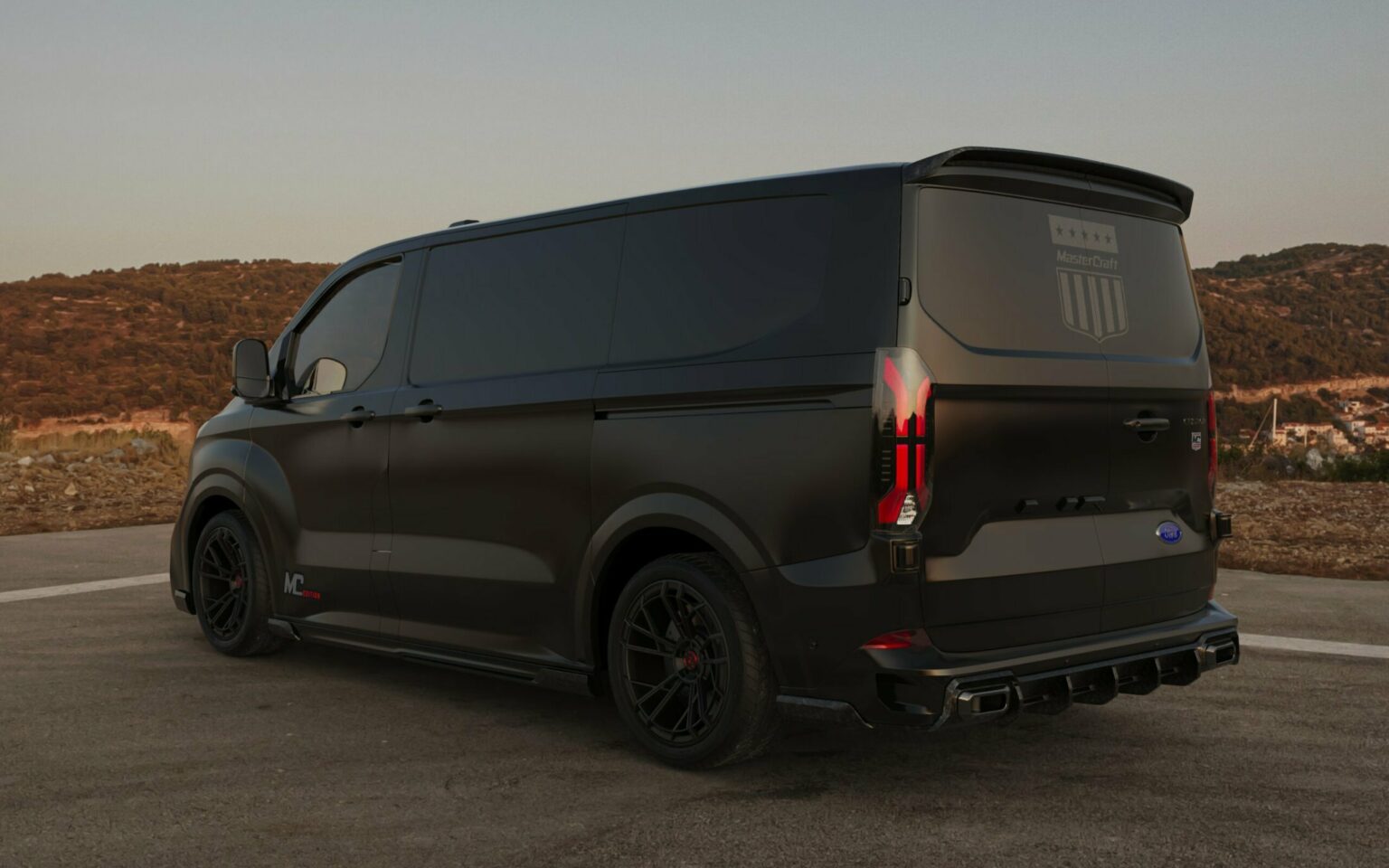 Ford Transit Custom Sported Up With Carbon Bits | Carscoops
