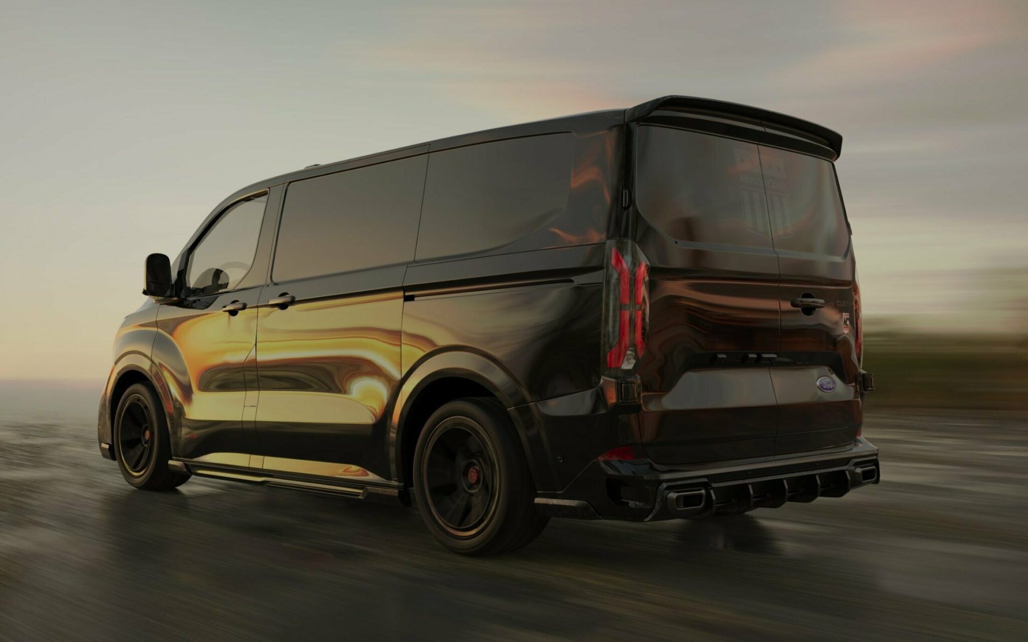 Ford Transit Custom Sported Up With Carbon Bits | Carscoops