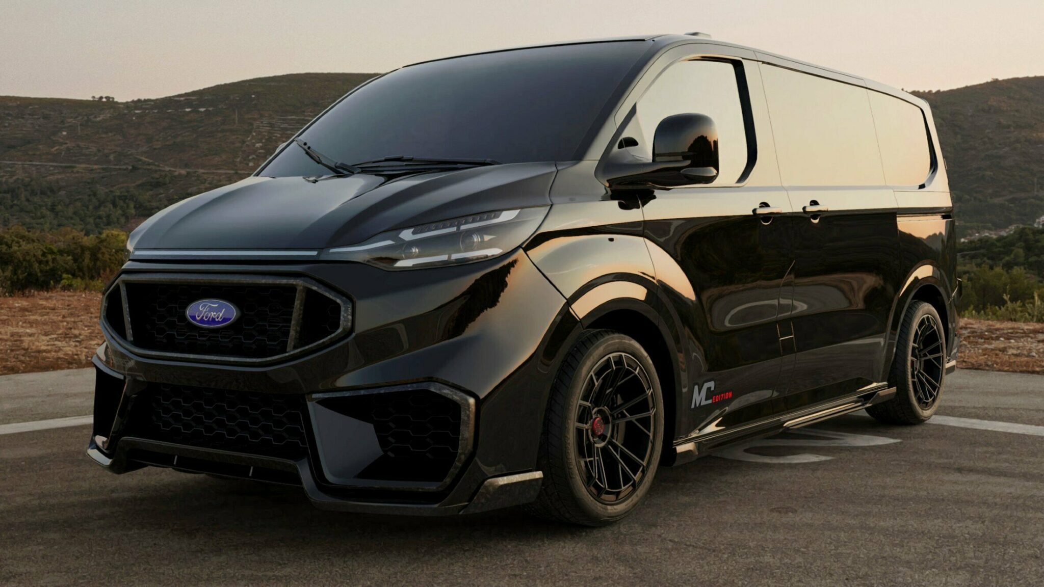 Ford Transit Custom Sported Up With Carbon Bits | Carscoops