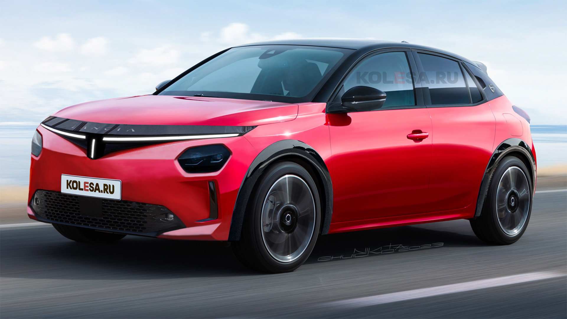 2025 Lancia Ypsilon Render Gives Us An Early Look At Electric Hatch ...