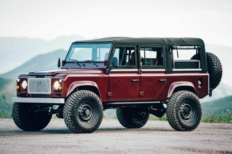 This Jeep Wrangler Has A Land Rover Defender Body And A GM LT1 V8 Heart ...